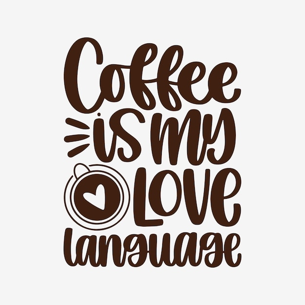 Charming Coffee-Inspired Lettering with Heart | Jiffy Designs