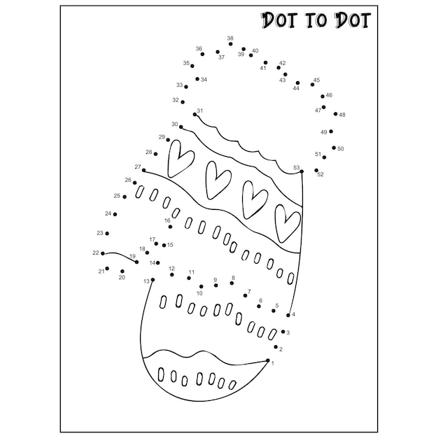 Whimsical Dot-to-Dot Drawing of Playful Hearts and Shapes | Jiffy Designs