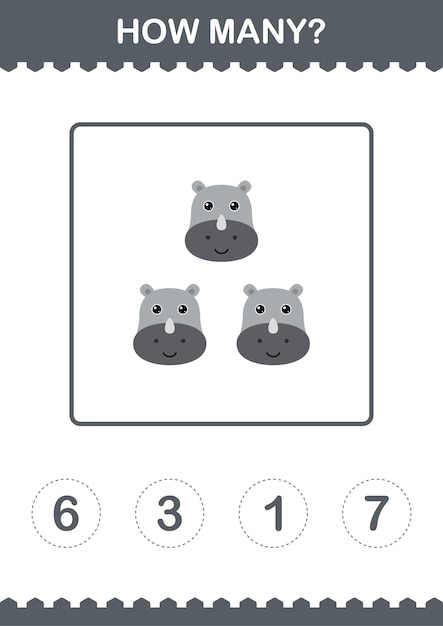 Adorable Cartoon Hippos Counting Fun | Jiffy Designs