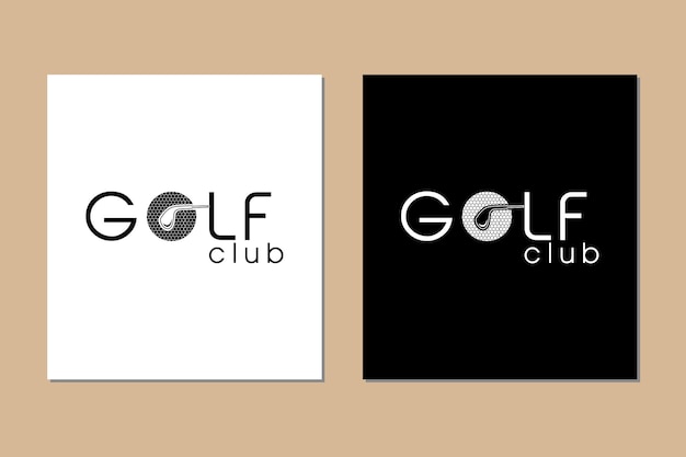 Minimalist Golf Club Logo Design | Jiffy Designs