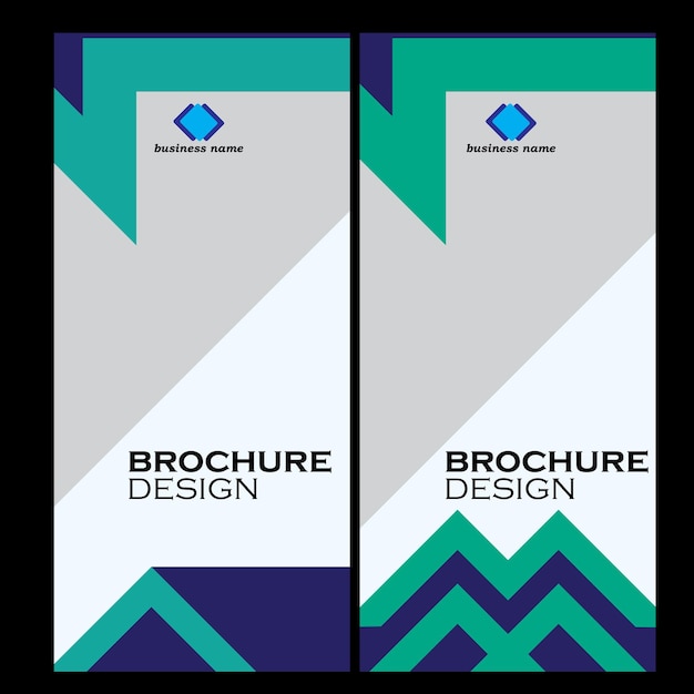 Vibrant Geometric Brochure Design with Striking Color Palette | Jiffy ...