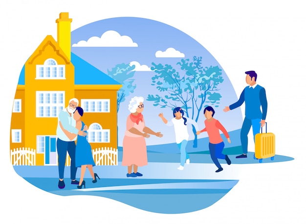 Vibrant Community Life: Neighbors Gathering in a Cozy Suburban Setting ...