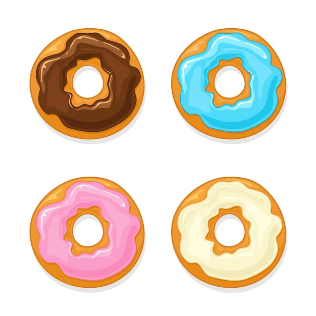 Vibrant Donut Collection with Diverse Flavors and Textures | Jiffy Designs