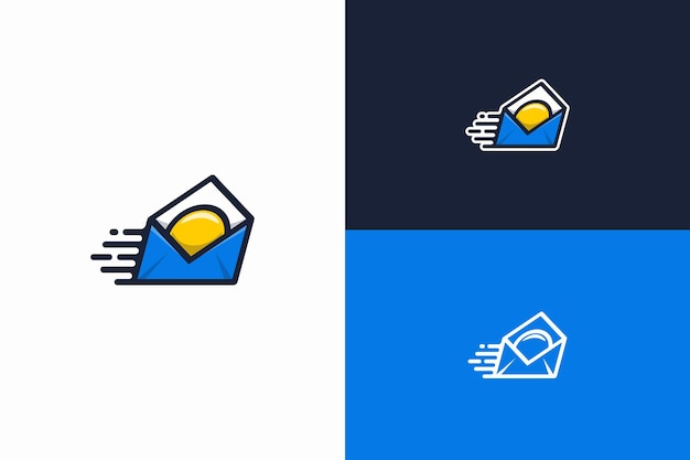 Vibrant Envelope Symbols with Dynamic Sun Motifs | Jiffy Designs