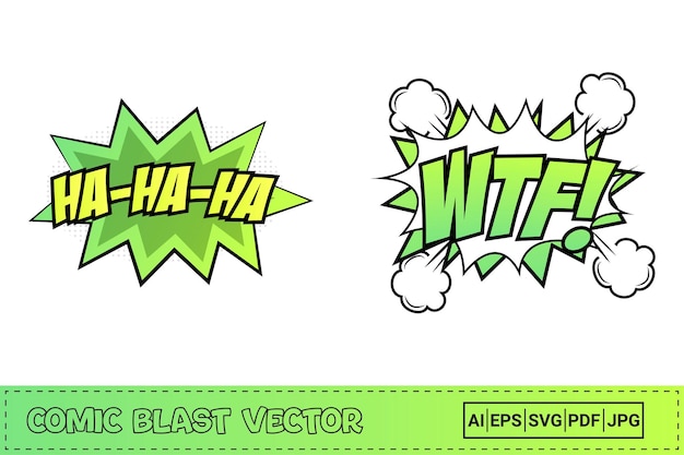 Vibrant Comic Book Explosion with Humorous Sound Effects | Jiffy Designs