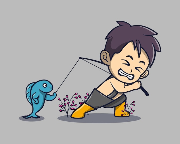 Playful Boy Chasing Cute Aquatic Creature | Jiffy Designs