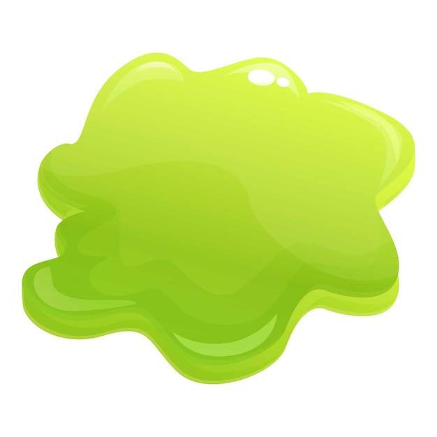 Vibrant Lime Green Blob with Organic Shapes | Jiffy Designs