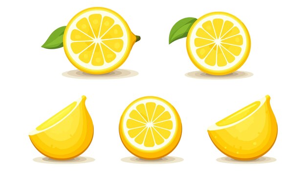Vibrant Citrus Medley: Lemon Slices and Banana Shapes | Jiffy Designs