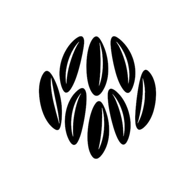 Striking Elliptical Shapes in Bold Black Silhouette | Jiffy Designs