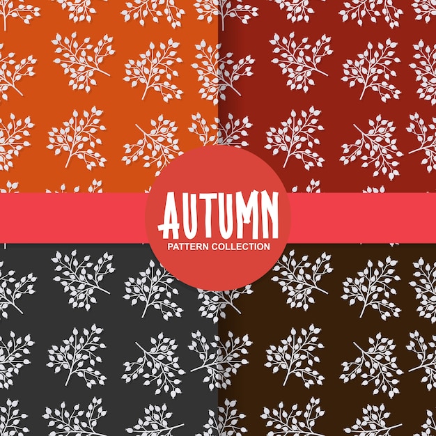 Vibrant Autumn Foliage Patterns in Warm Hues | Jiffy Designs