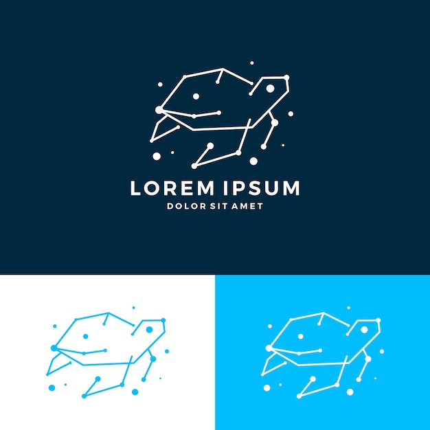 Captivating Celestial Turtle: Constellation-Inspired Emblem | Jiffy Designs