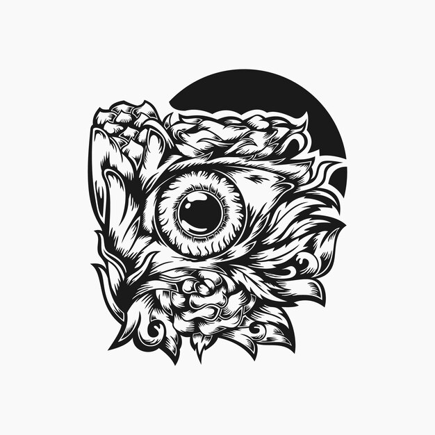 Captivating Cosmic Creature: A Mystical Eye in the Night Sky | Jiffy ...