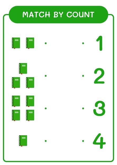 Vibrant Green Blocks Counting Matching Game | Jiffy Designs