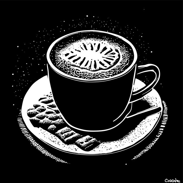 Captivating Cosmic Coffee Cup Illustration | Jiffy Designs