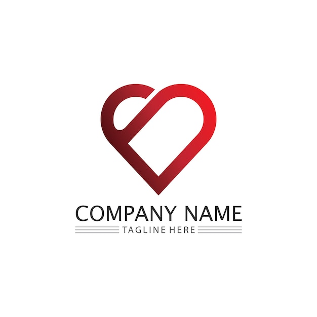 Elegant Red Heart Logo for Branding and Design | Jiffy Designs