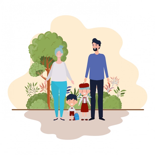 Delightful Family Enjoying Nature's Embrace | Jiffy Designs