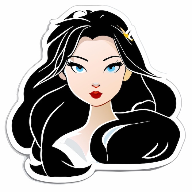Enchanting Anime-Inspired Portrait with Flowing Hair | Jiffy Designs