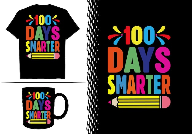 Vibrant '100 Days Smarter' Celebration Design | Jiffy Designs