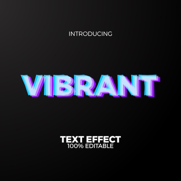 Vibrant Neon Text with Shimmering Holographic Gradient Effect | Jiffy ...
