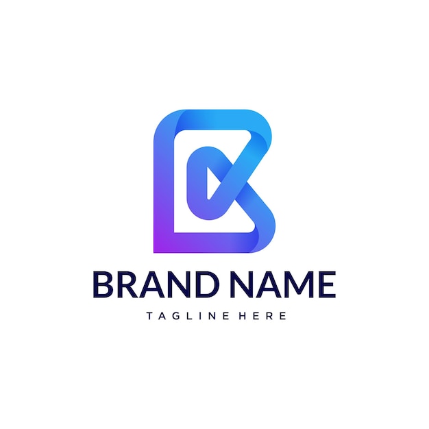 Vibrant Overlapping Letter B Logo Design | Jiffy Designs