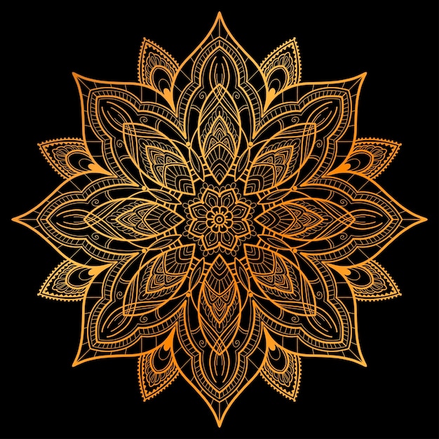 Radiant Lotus Mandala: A Mesmerizing Geometric Floral Design | Jiffy ...