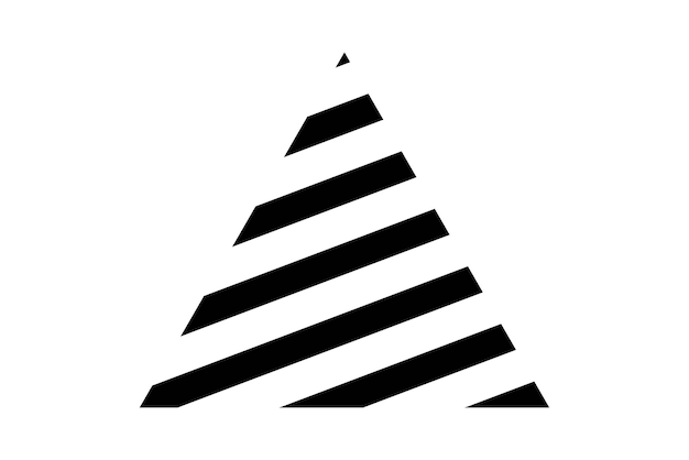 Striking Monochrome Geometric Pyramid Graphic Design | Jiffy Designs