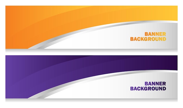 Vibrant Curved Banner Backgrounds with Bold Text | Jiffy Designs
