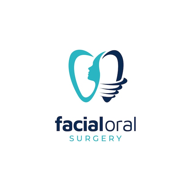 Elegant Facial Surgery Logo with Stylized Face and Heart | Jiffy Designs