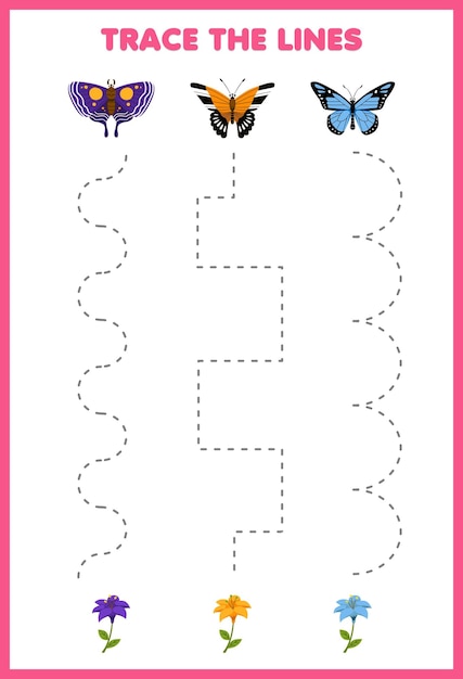 Vibrant Butterfly Tracing Activity for Creative Expression | Jiffy Designs