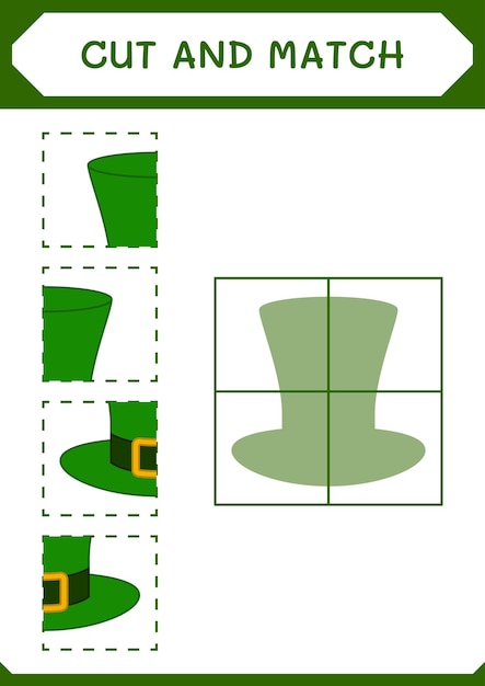 Creative Cut-and-Match Leprechaun Hat Craft Activity | Jiffy Designs