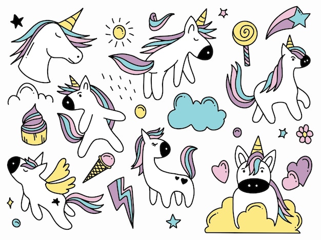 Whimsical Unicorn Parade: A Vibrant Fantastical Celebration | Jiffy Designs