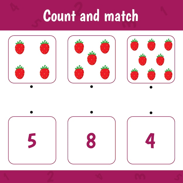 Counting Strawberries: A Fun Educational Activity | Jiffy Designs