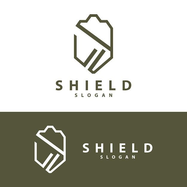 Minimalist Shield Icon with Elegant Typography | Jiffy Designs