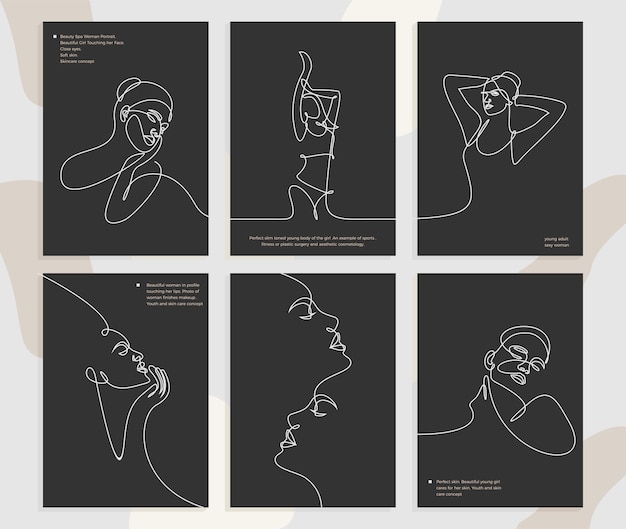 Captivating Minimalist Silhouette Collection Showcasing Diverse Human ...