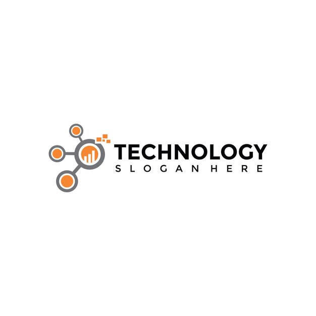 Futuristic Technology Logo with Interconnected Hexagonal Shapes | Jiffy ...