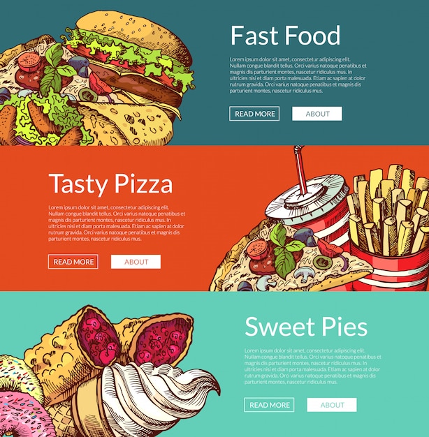 Mouthwatering Assortment of Iconic Fast Food Favorites | Jiffy Designs