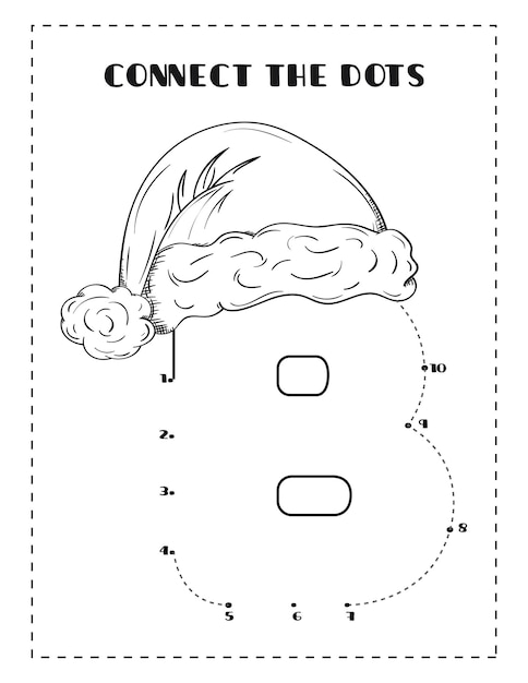 Whimsical Winter Wonderland: Connect the Dots to Reveal Snowy Scene ...