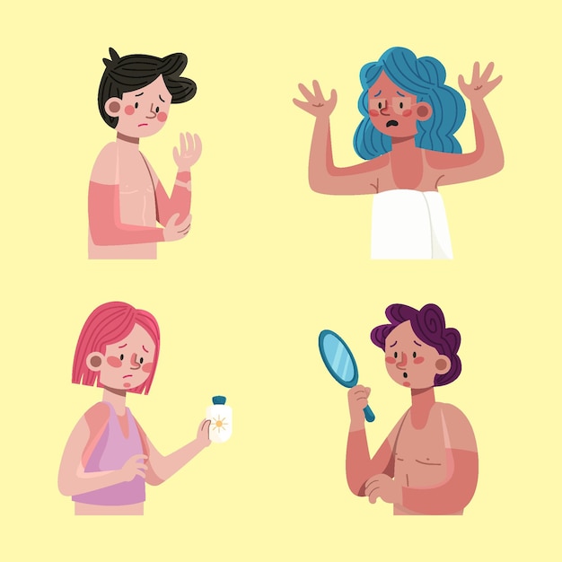 Diverse Collection of Vibrant Character Illustrations for Versatile ...