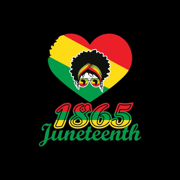 Vibrant Heart Celebrating Juneteenth with Rasta Colors | Jiffy Designs