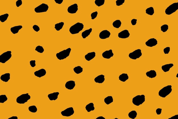 Vibrant Cheetah-Inspired Abstract Brush Strokes on Mustard Background ...