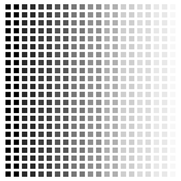 Monochrome Grid of Fading Black and White Squares | Jiffy Designs