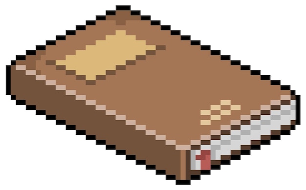 Charming Pixel Art Book with Paw Print | Jiffy Designs