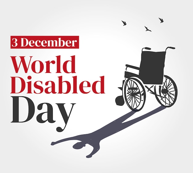 Commemorating World Disabled Day with Wheelchair Silhouette | Jiffy Designs