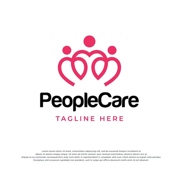Compassionate Community: PeopleCare Logo and Tagline | Jiffy Designs