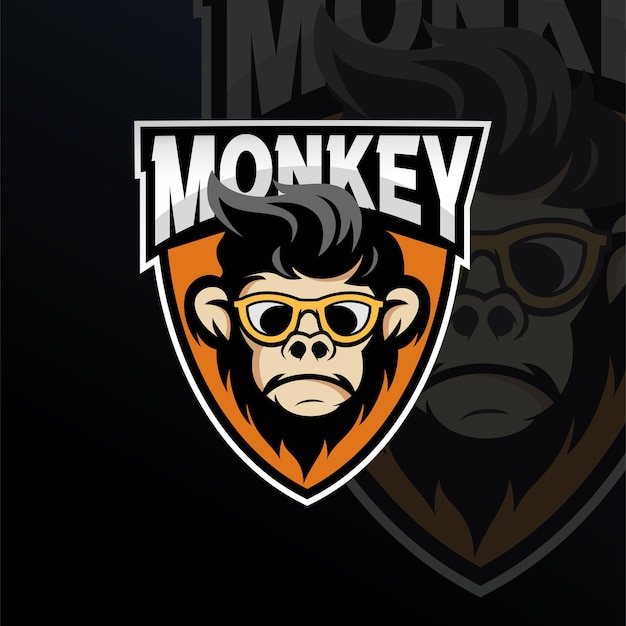 Stylish Simian Mascot: Monkey Logo Design | Jiffy Designs