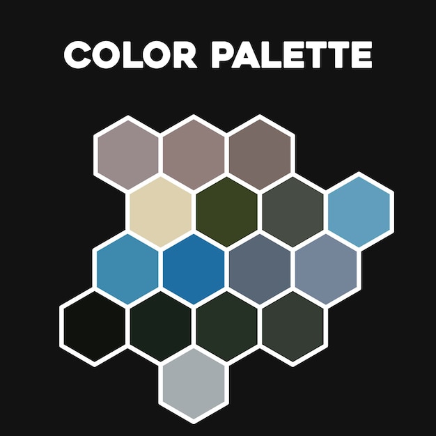 Vibrant Hexagonal Color Palette for Design and Art | Jiffy Designs