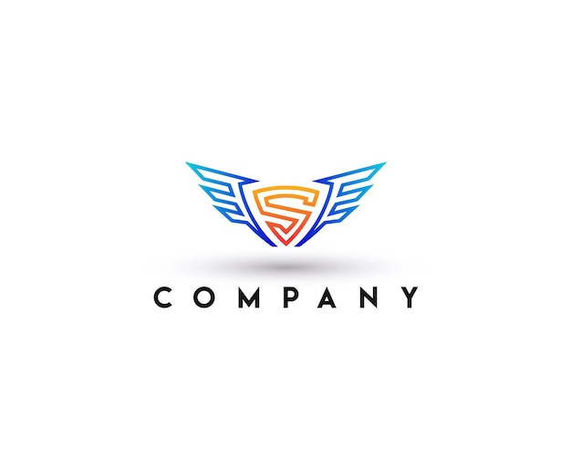 Vibrant Winged Shield Emblem: A Powerful Brand Symbol | Jiffy Designs
