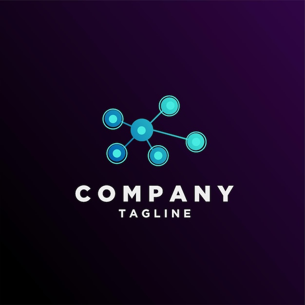 Interconnected Spheres: A Vibrant Corporate Logo Design | Jiffy Designs