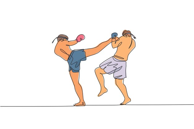 Intense Boxing Match Between Two Determined Athletes | Jiffy Designs
