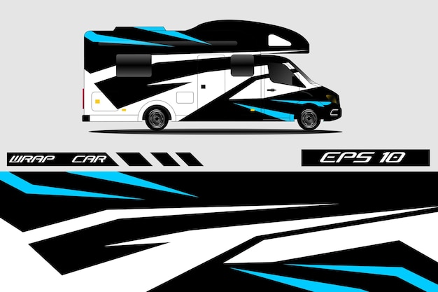Sleek and Powerful RV with Bold Geometric Designs | Jiffy Designs